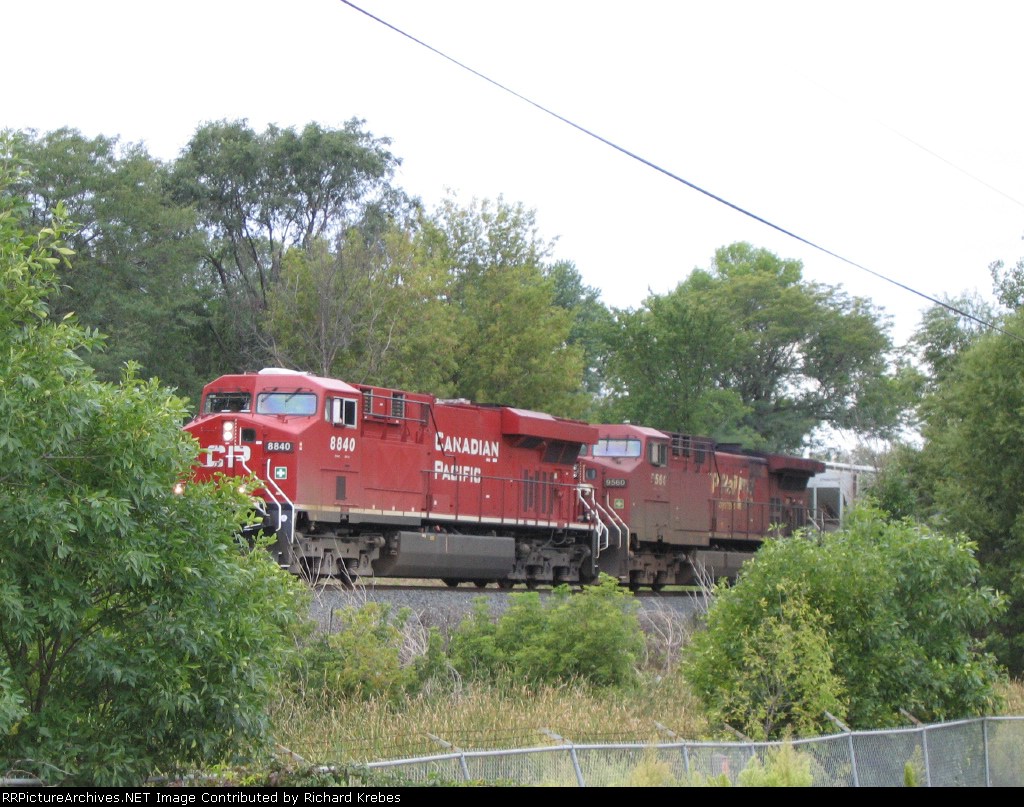Eastbound CP Train In Medina